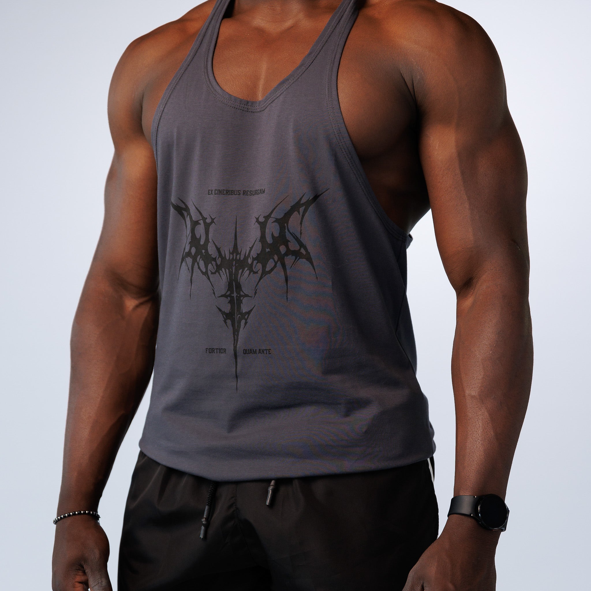 Canotta Stringer Dark Phoenix Dark Grey – Insane Stone